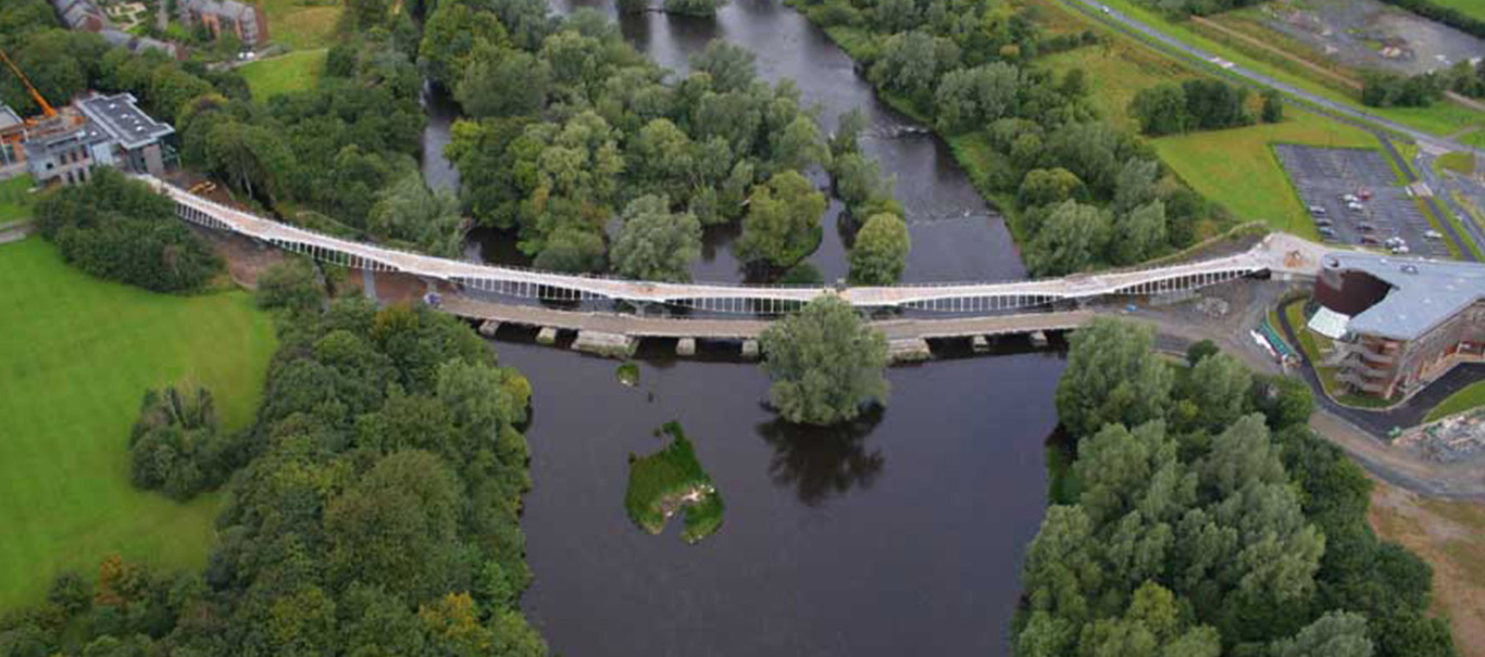 Limerick University Footbridge Temporary Works | MWP UK